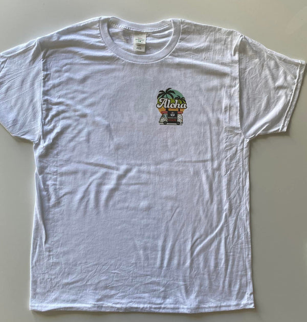 Aloha Wagon Musubi Cafe Tees - MUSUBI CAFE IYASUME®